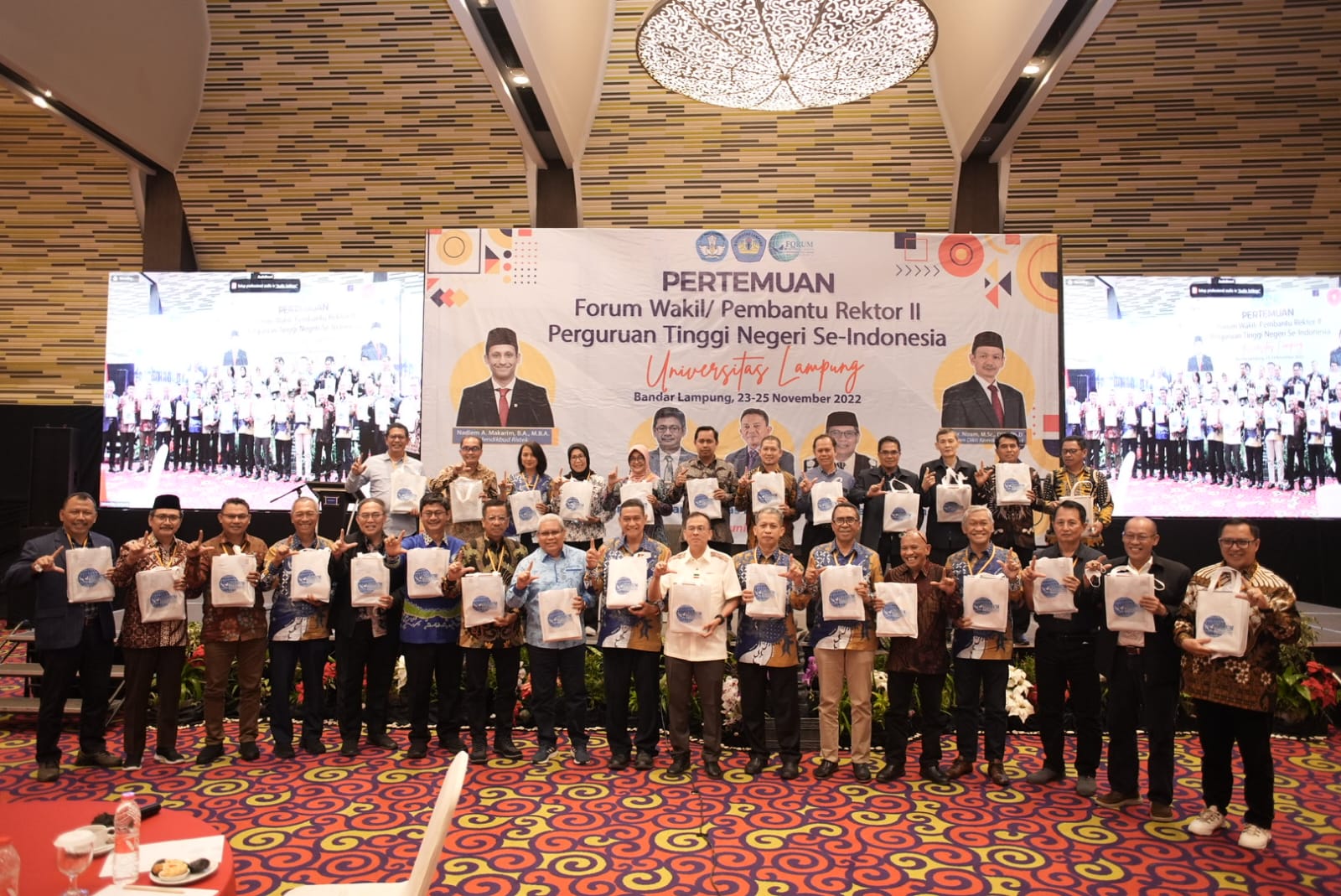 Rakernas WR II PTN se-Indonesia 2022 Bahas Kesejahteraan Dosen dan Guru Besar - Universitas Lampung