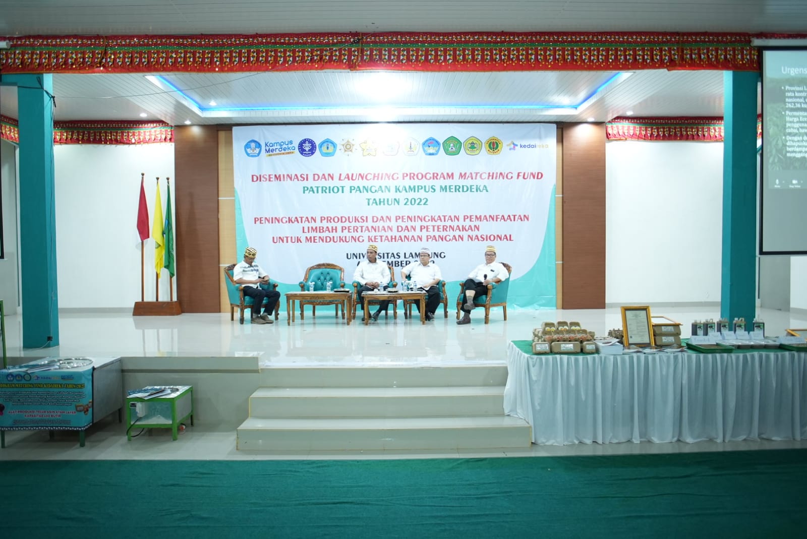 WR III Apresiasi Matching Fund Kedaireka Patriot Pangan Unila - Universitas Lampung