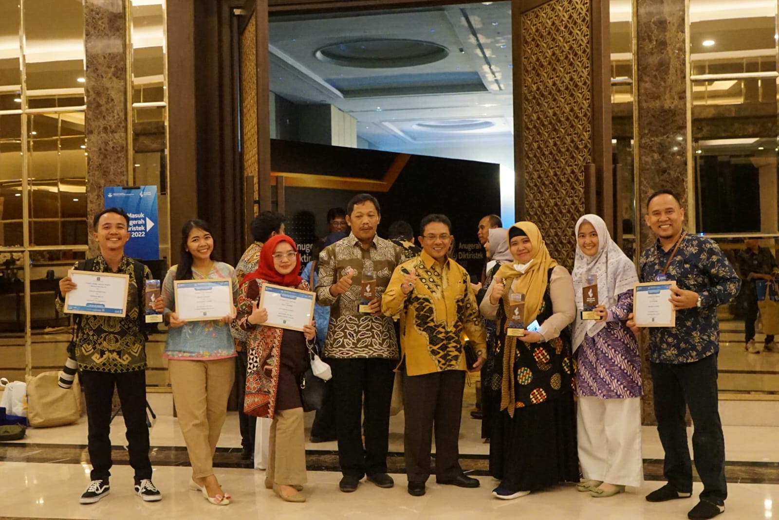 Unila Boyong Lima Penghargaan Diktiristek 2022 - Universitas Lampung