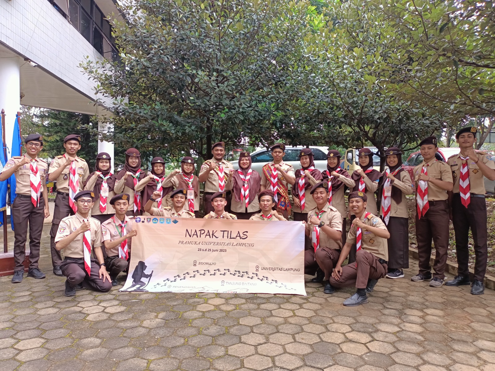 UKM Pramuka Unila Gelar Napak Tilas 2023 - Universitas Lampung