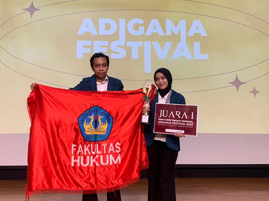 Hobi Menulis, Mahasiswa FH Unila Ini Langganan Juara Kompetisi Kepenulisan - Universitas Lampung