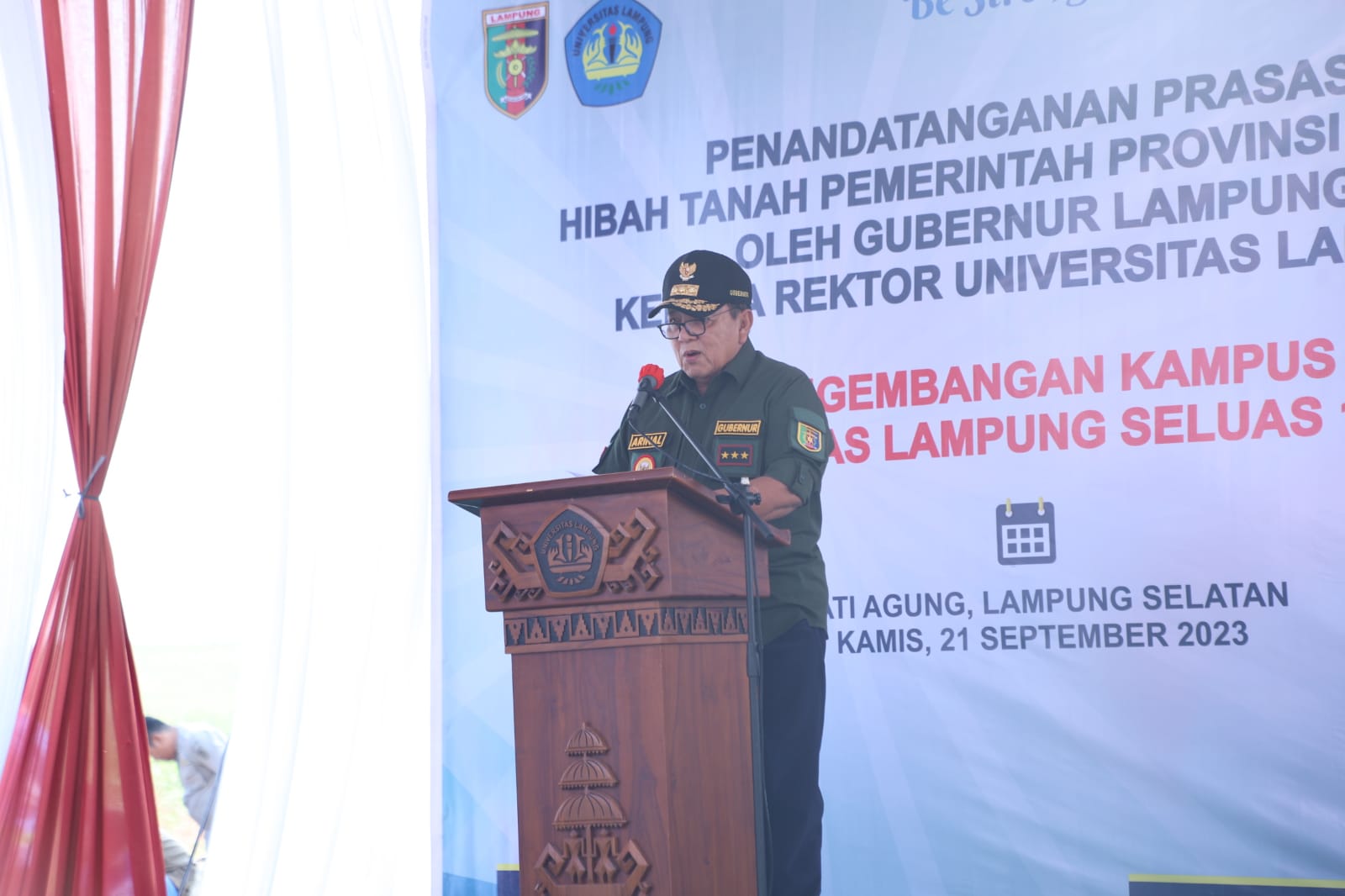 Unila Raih Hibah Lahan 150 Ha di Kotabaru untuk Kampus II - Universitas Lampung