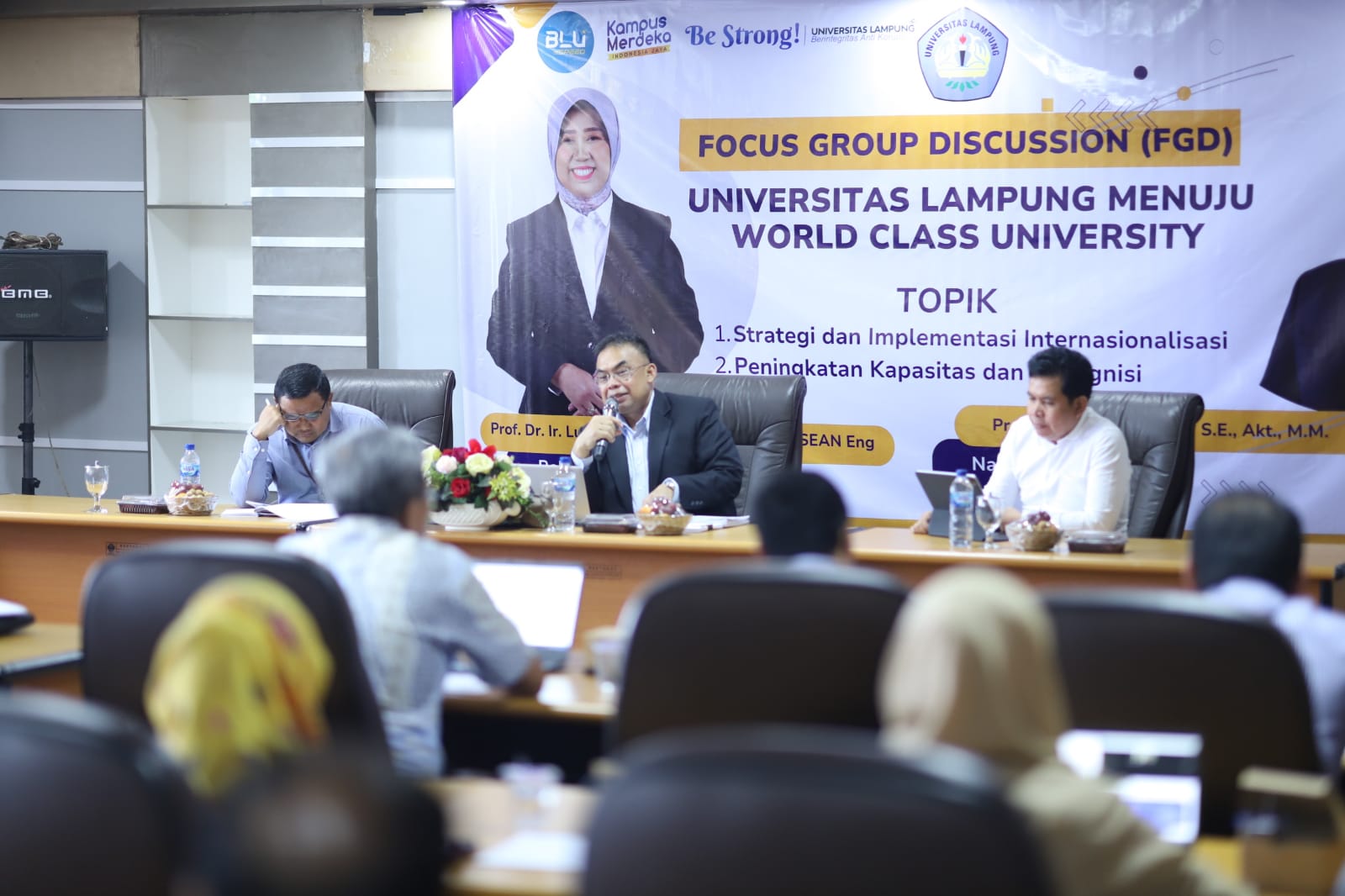Unila Gelar FGD Menuju World Class University - Universitas Lampung Unila Gelar FGD Menuju World Class University - Universitas Lampung