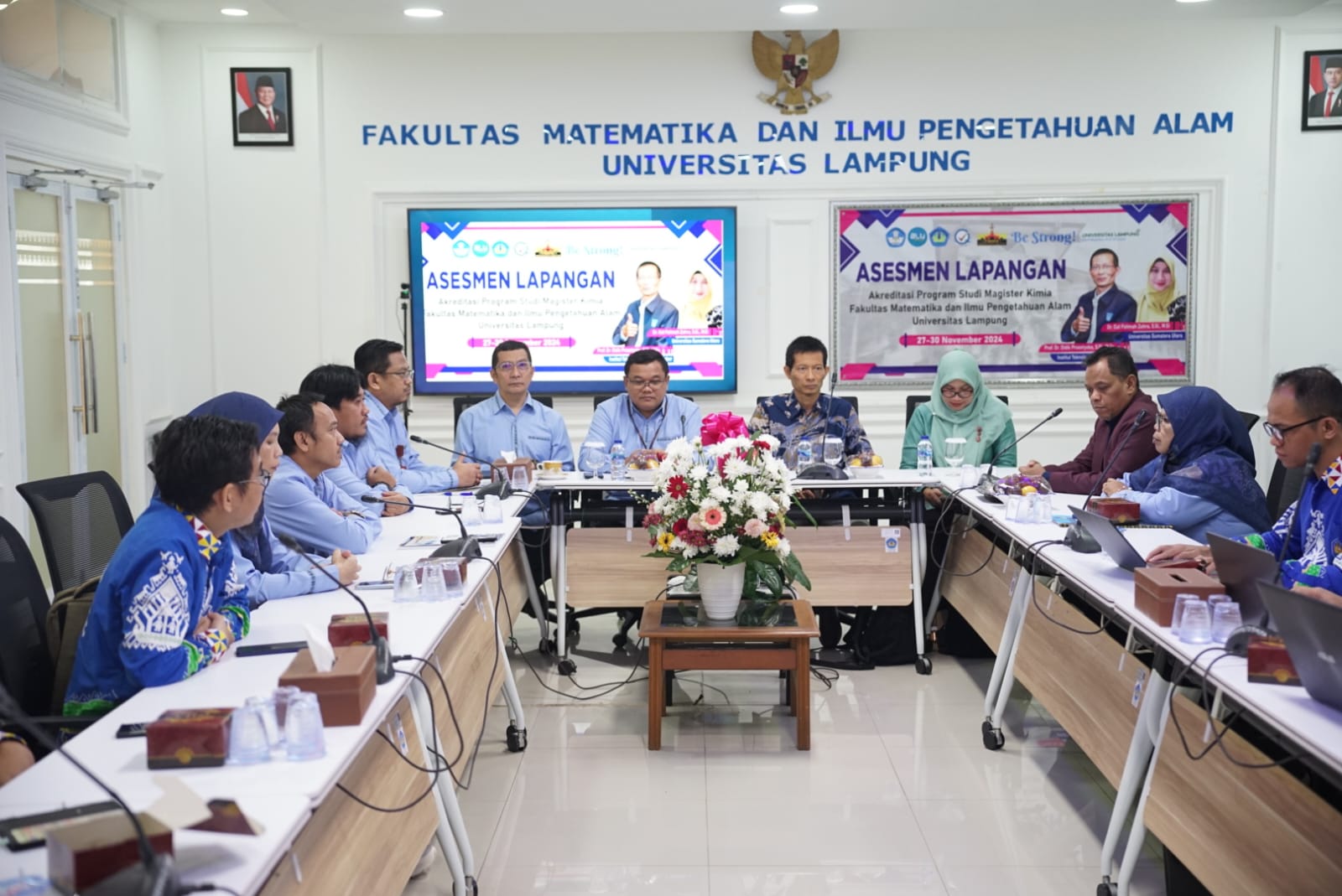 Prodi S-2 Kimia FMIPA Gelar Asesmen Lapangan - Universitas Lampung