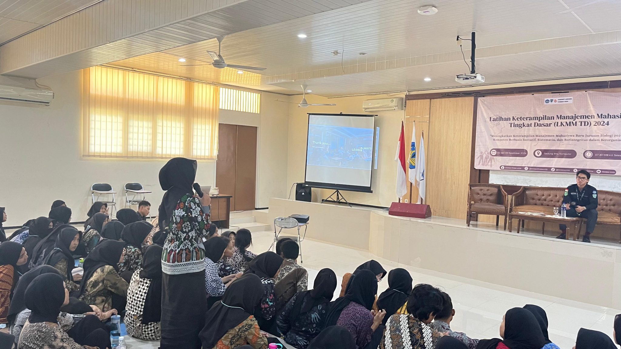 HIMBIO FMIPA Unila Gelar LKMM TD 2024 - Universitas Lampung