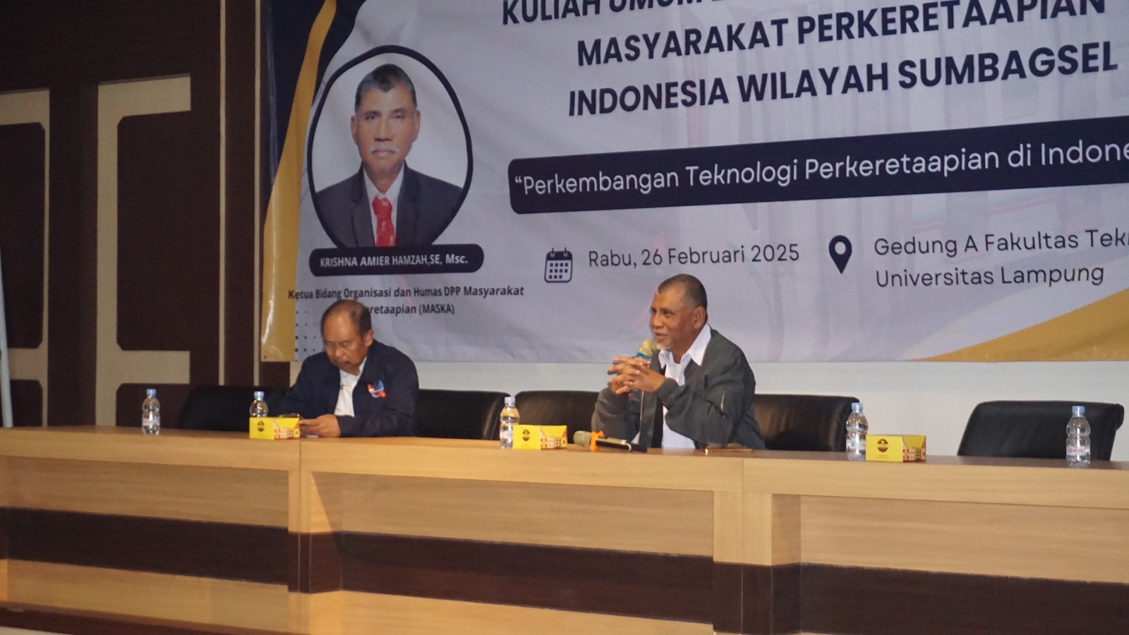 FT Berkolaborasi dengan Masyarakat Perkeretaapian Indonesia Adakan Perkuliahan Umum ...