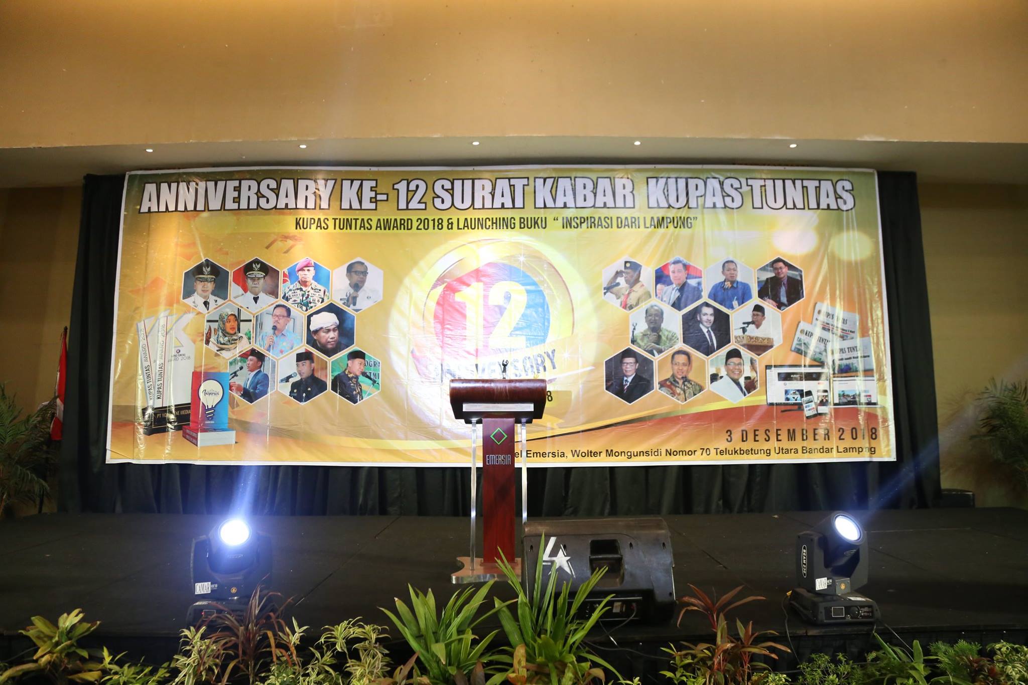 Rektor Terima Kupas Tuntas Award 2018 - Universitas Lampung