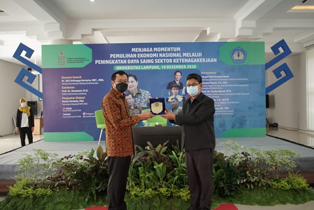 Sosialisasi Program Pemulihan Ekonomi Nasional (PEN) - Universitas Lampung