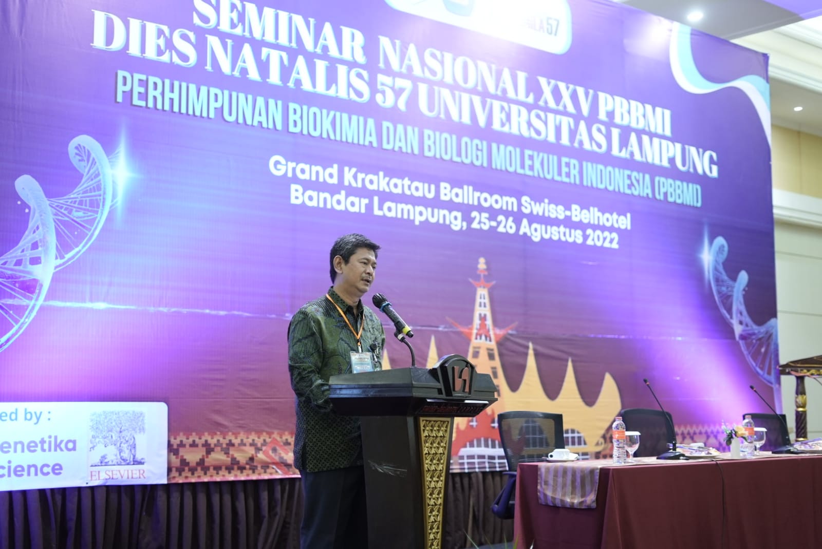 Semnas XXV PBBMI Dies Natalis ke 57 Unila Resmi Dibuka - Universitas Lampung