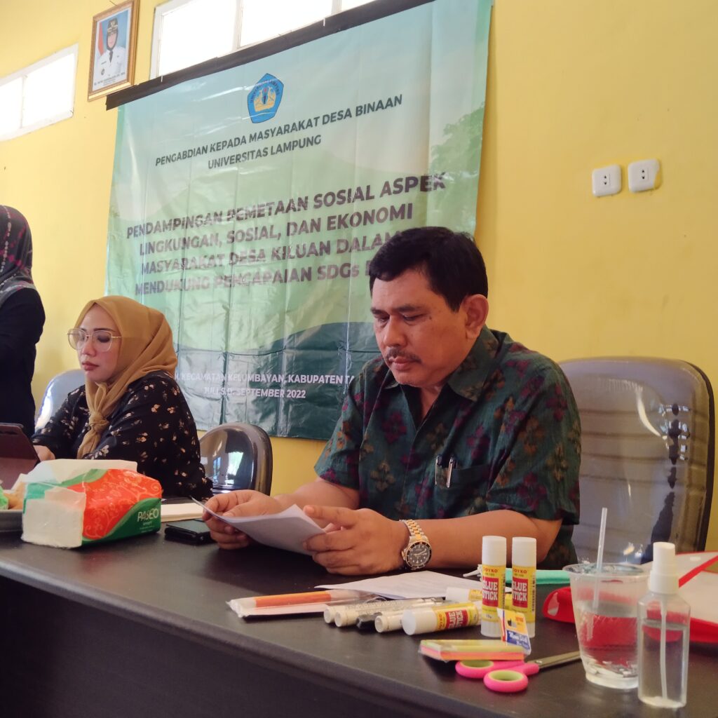 Unila Dampingi Pekon Kiluan Negeri Petakan Potensi Desa - Universitas ...