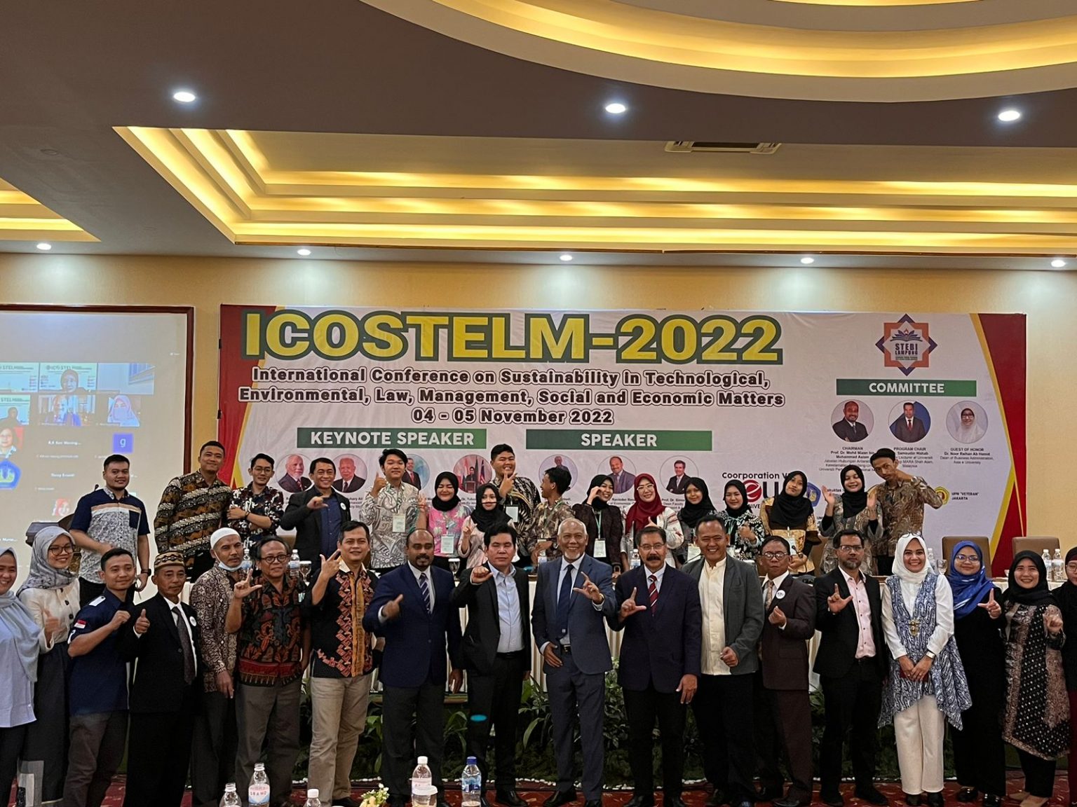 FISIP Gandeng STEBI Lampung Gelar Konferensi Internasional ICOSTELM 2022 - Universitas Lampung