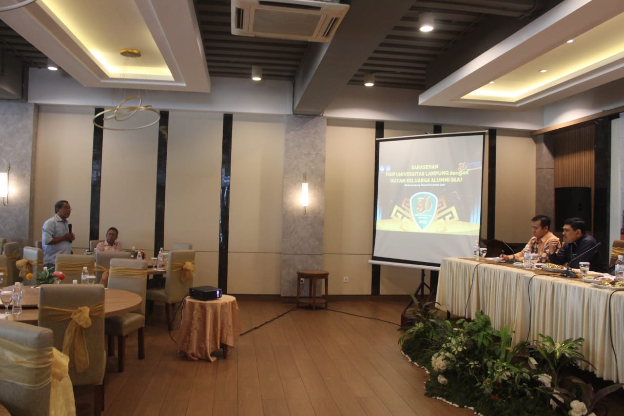 FISIP dan IKA FISIP Gelar Sarasehan Pencapaian IKU - Universitas Lampung