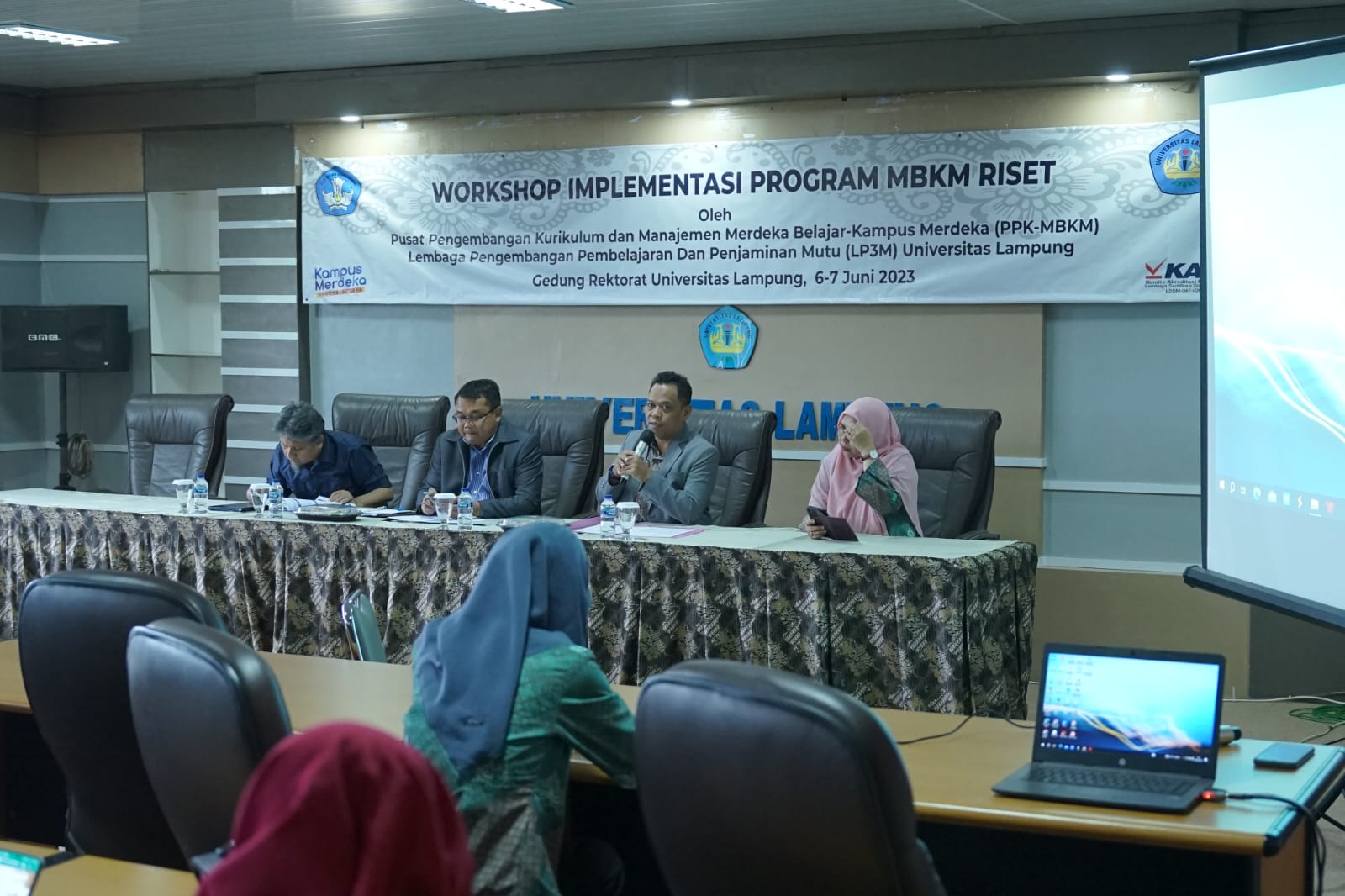 Unila Gelar Workshop Riset MBKM untuk 50 Dosen Penerima Hibah - Universitas Lampung