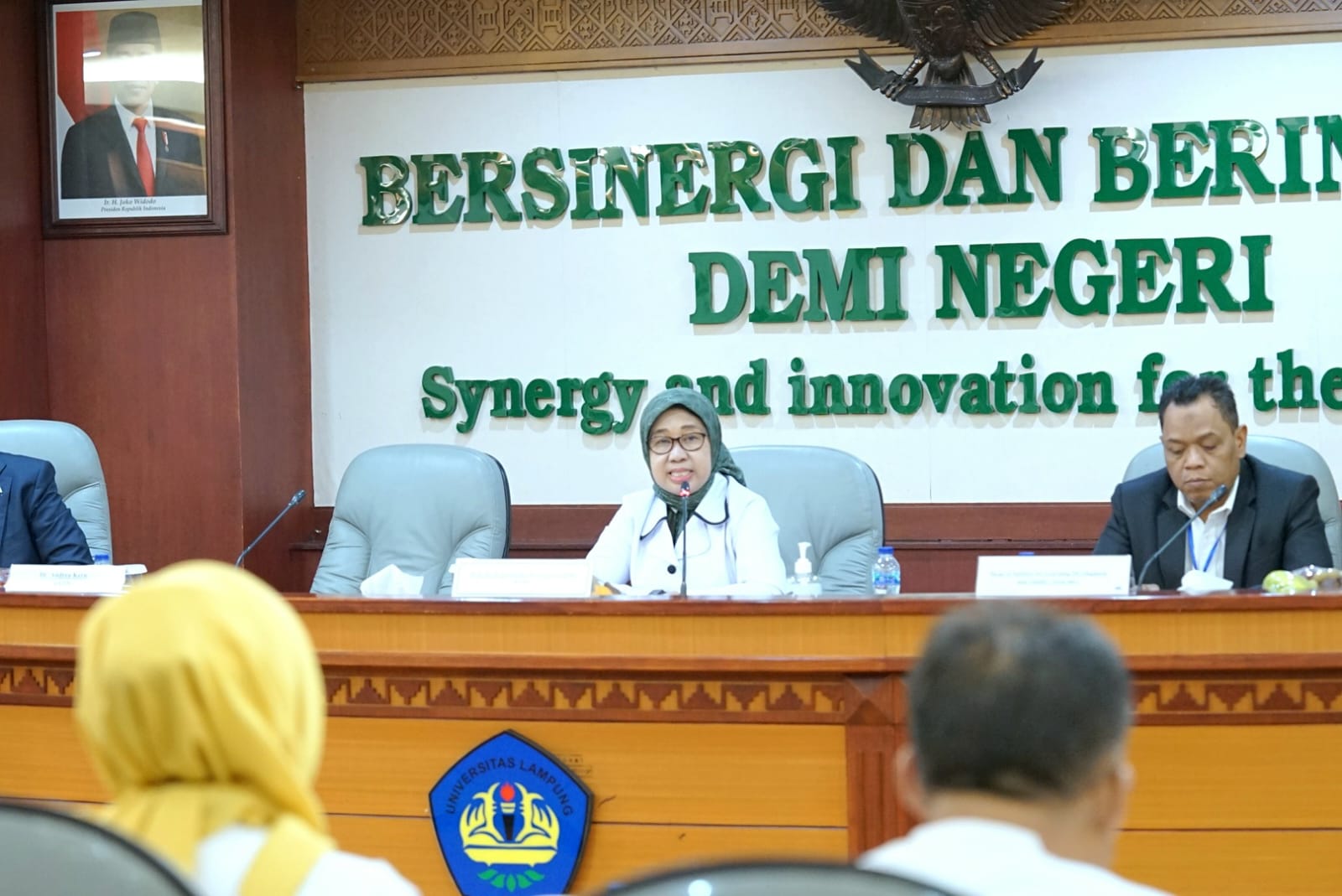 Rektor Apresiasi Visitasi Akreditasi Internasional ASIIN - Universitas Lampung