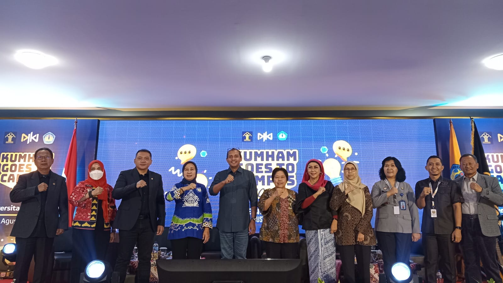 Kemenkumham Goes to Campus Sosialisasikan KUHP Baru - Universitas Lampung