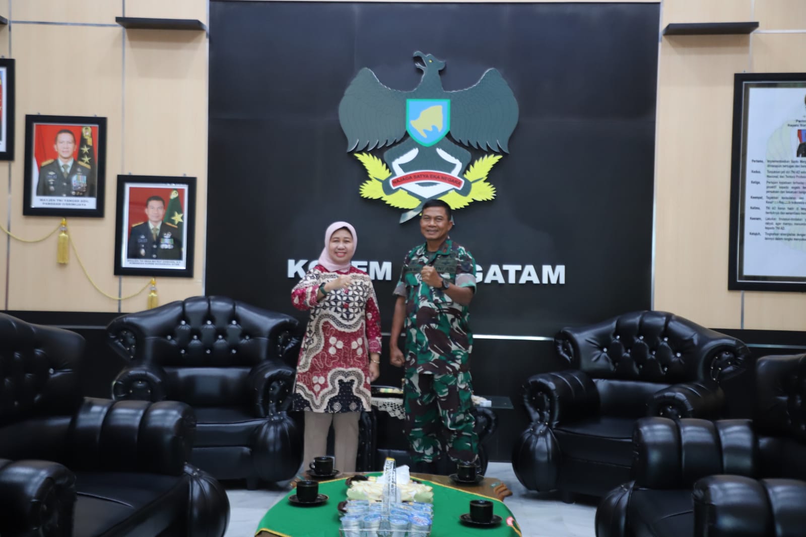 Rektor Audiensi ke Korem 043 Garuda Hitam - Universitas Lampung