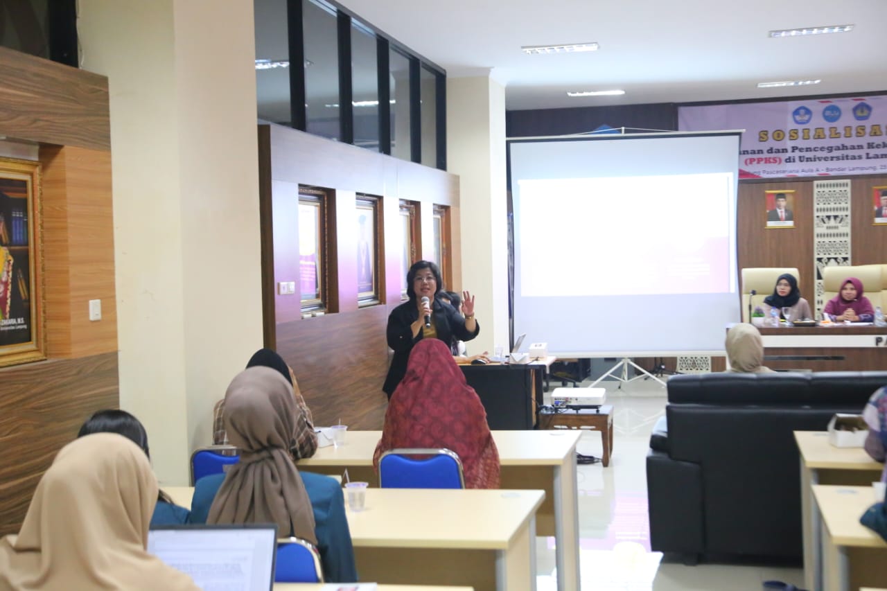 Dorong Kesadaran Pencegahan Kekerasan Seksual, Unila Adakan Sosialisasi PPKS - Universitas Lampung