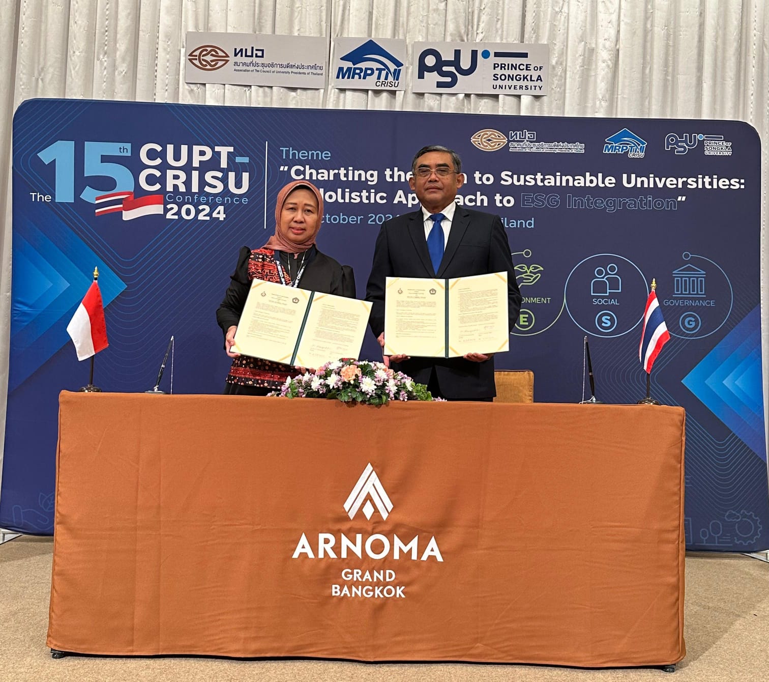 Rektor Hadiri The 15 CUPT-CRISU Conference 2024 di Bangkok - Universitas Lampung