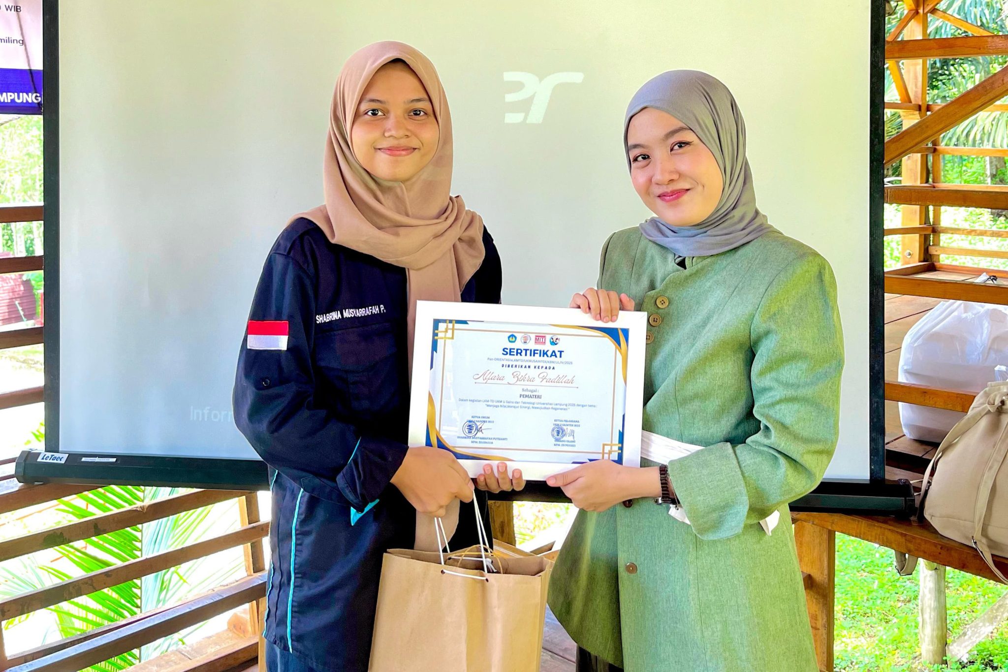 UKM Saintek Unila Gelar LKMM-TD 2025 - Universitas Lampung