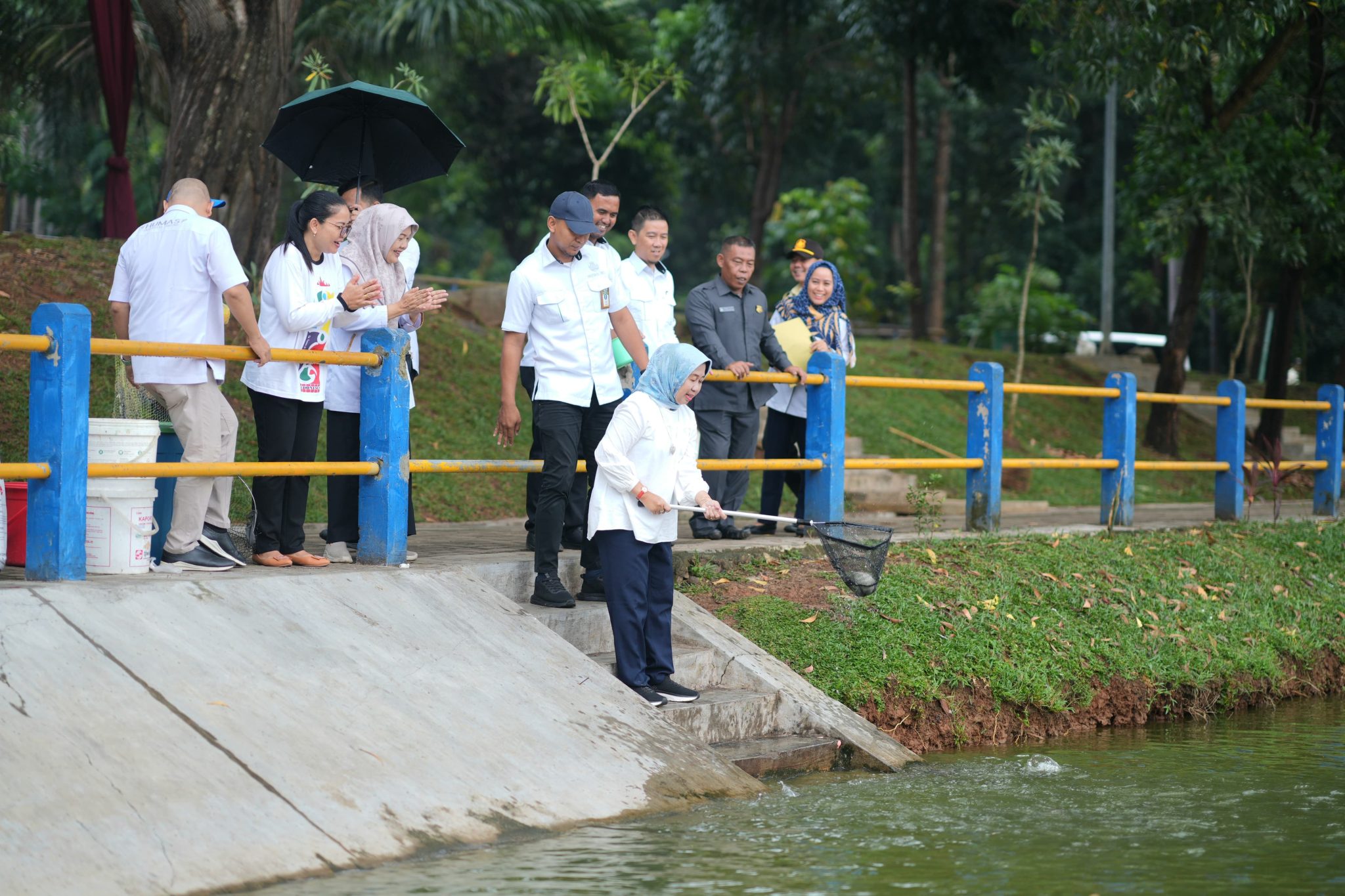 Unila Gelar Evaluasi Pengelolaan Embung Serta Pembudidayaan dan Panen ...